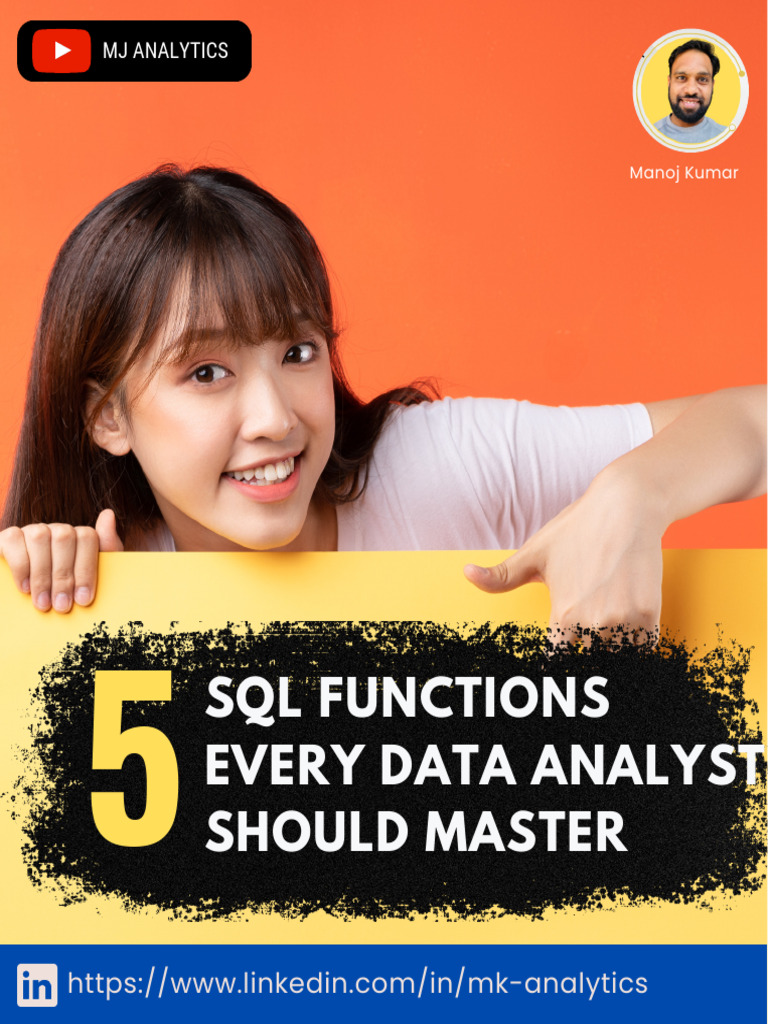 Top 5 SQL Functions Every Data Analyst Should Master 1690558535 | PDF | Software Engineering | Data