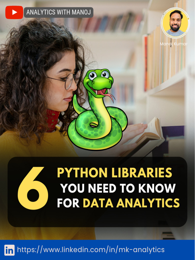 6 Python Libraries You Need To Know For Data Analytics 1688897674 | PDF | Analytics | Data Analysis
