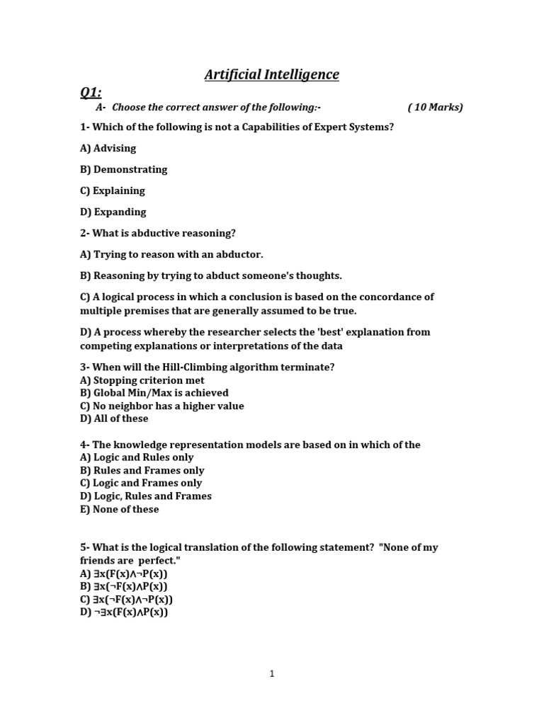 اسئلة الامتحان التنافسي قسم الحاسوب 2021 2022 المحاولة الثانية 1 | PDF | Method (Computer ...