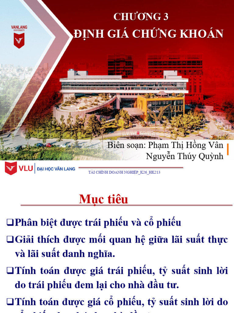 TCDN_C3_ĐỊNH GIÁ CHỨNG KHOÁN-SV | PDF