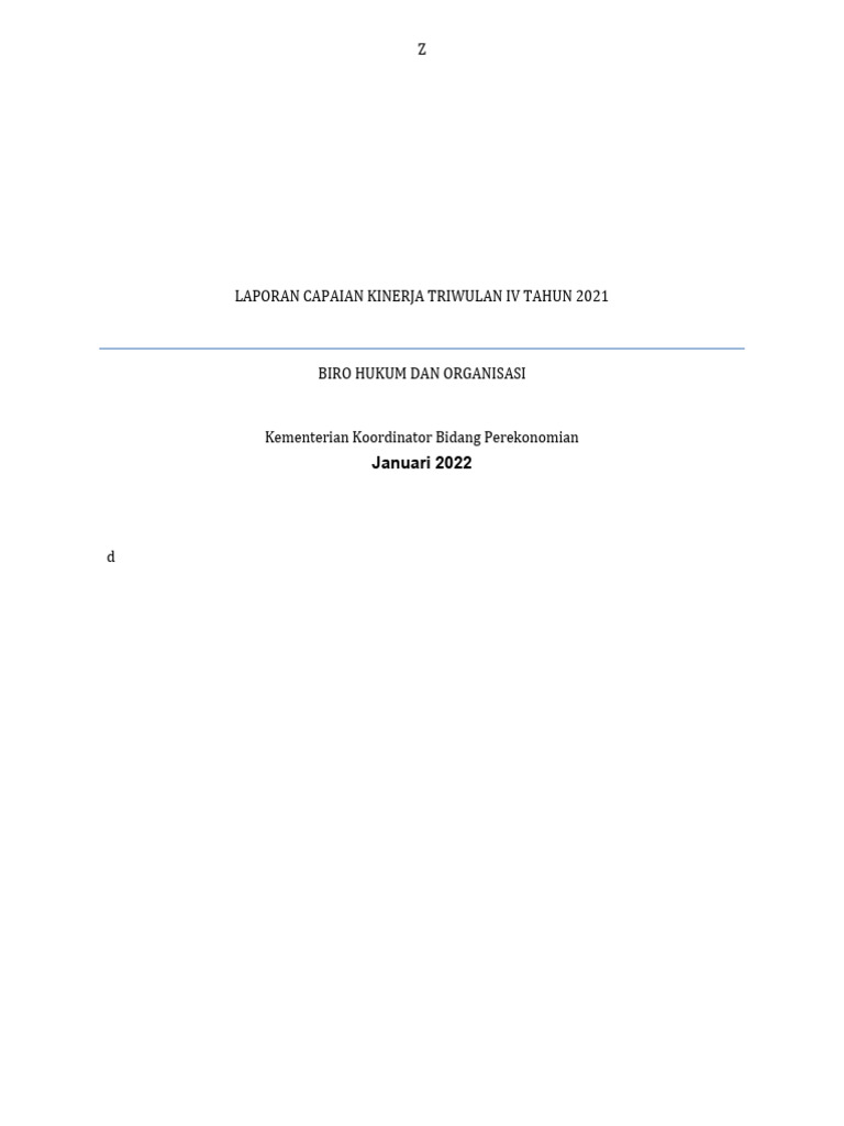 Narasi - Kinerja - tw4 1509 2021 Byl5x | PDF