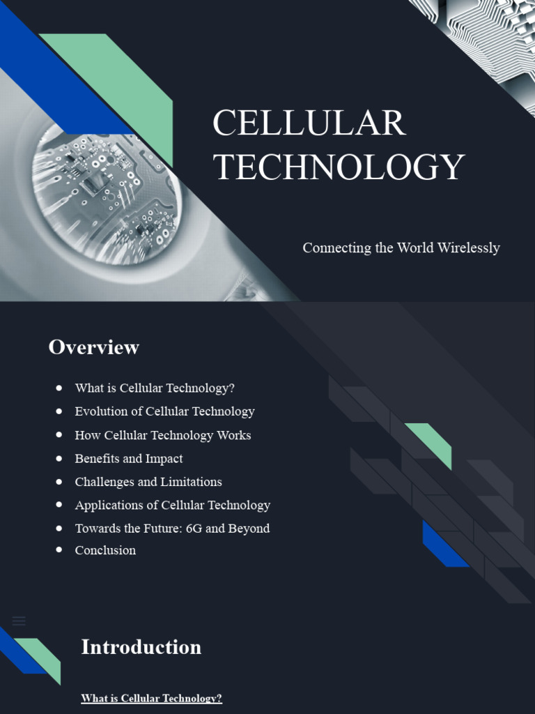 Cellular Technology | Download Free PDF | Mobile Technology | Cellular ...