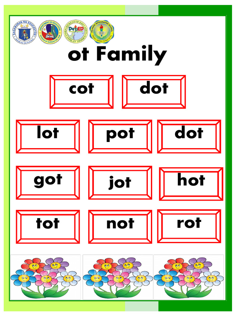 CVC Words Chart 4 | PDF