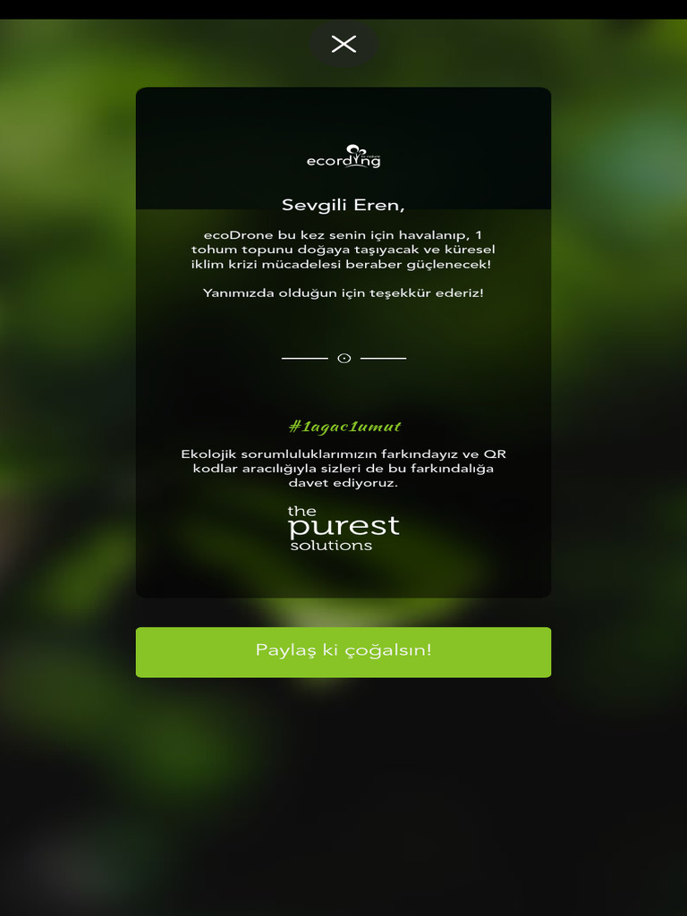 Ecording X The Purest Solutions Kullanıcı Deneyim Paneli | PDF