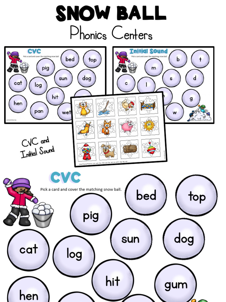 CVC and Initial Sound | PDF
