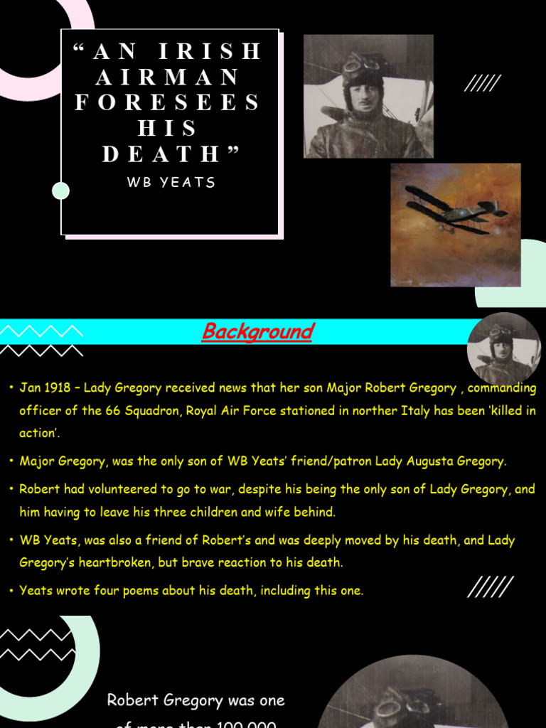 Yeats' Tribute to an Irish Airman | PDF | Poetry | W. B. Yeats