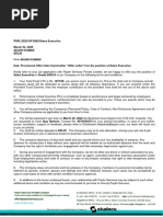 Form-Q - Appointment Order (Only For Bangalore Based Employees) | PDF