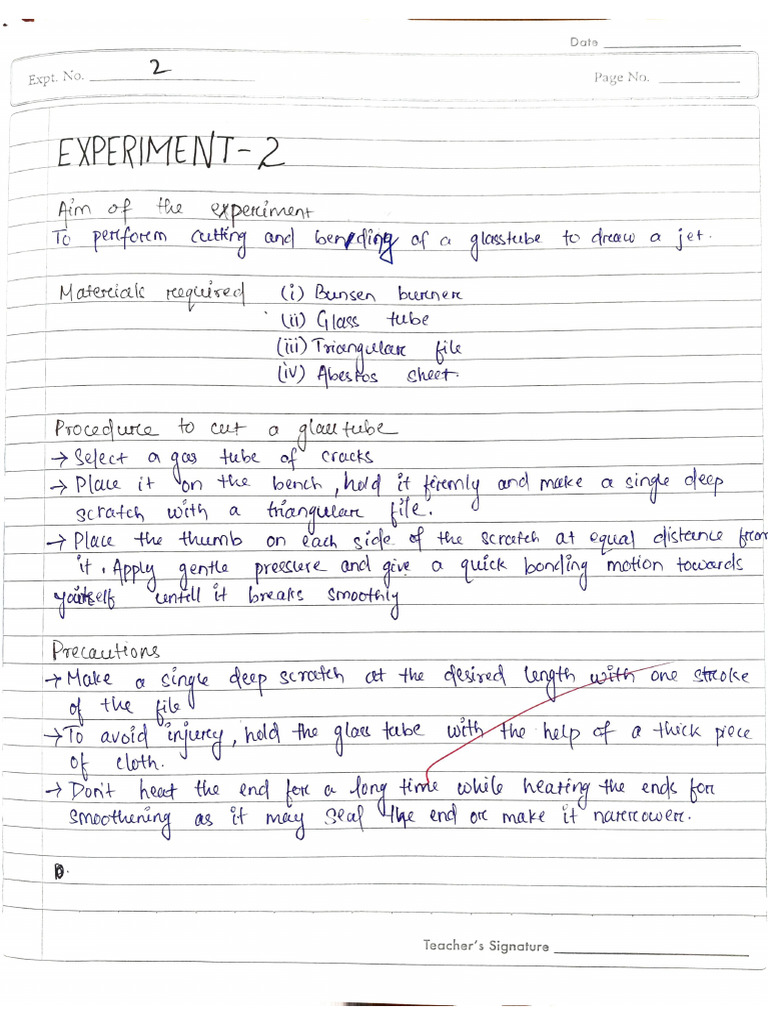 Chemistry Expt-2 | PDF
