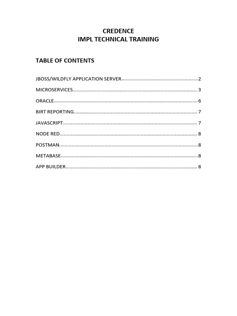 Impl Technical Training | PDF | Java Script | Json