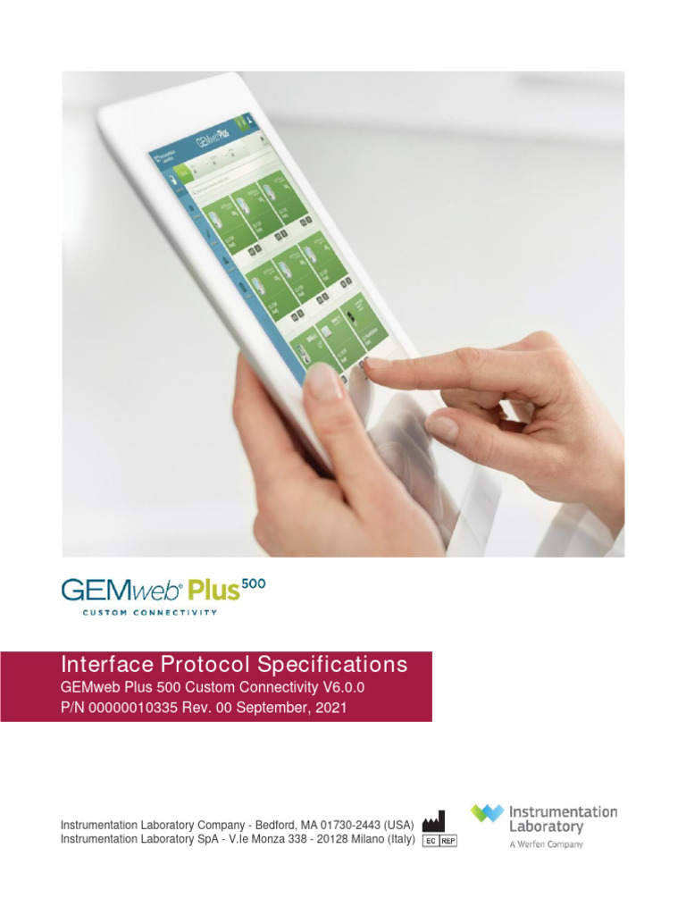 L0000010335 Gemweb Plus 500 V6.0.0 Interface Specs Rev 00 | PDF | Port ...