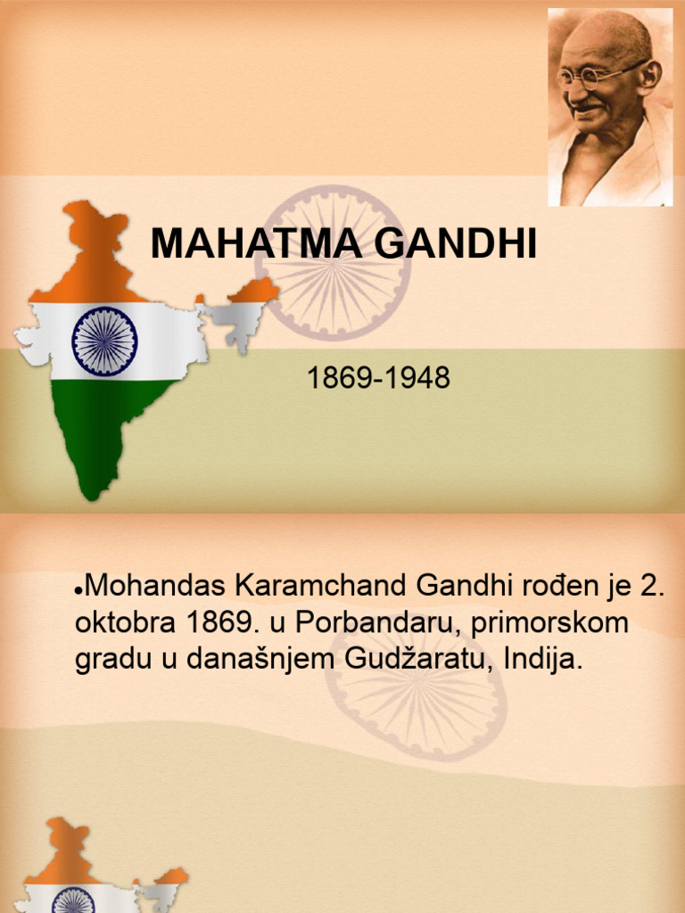 Prezentacija - Mahatma - Gandi | PDF