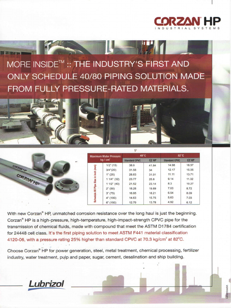Corzan CPVC Pipe | PDF