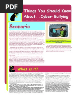 Cyber Bullying Brochure | PDF | Cyberbullying | Cyberspace