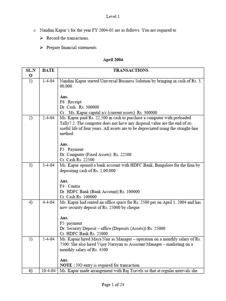 Tally Financial Accounting Program | PDF | Payments | Cheque