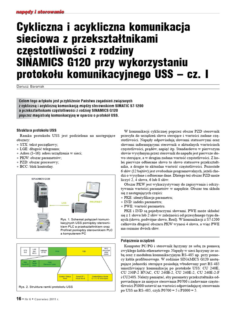 Siemens Baraniak cz1 USS | PDF