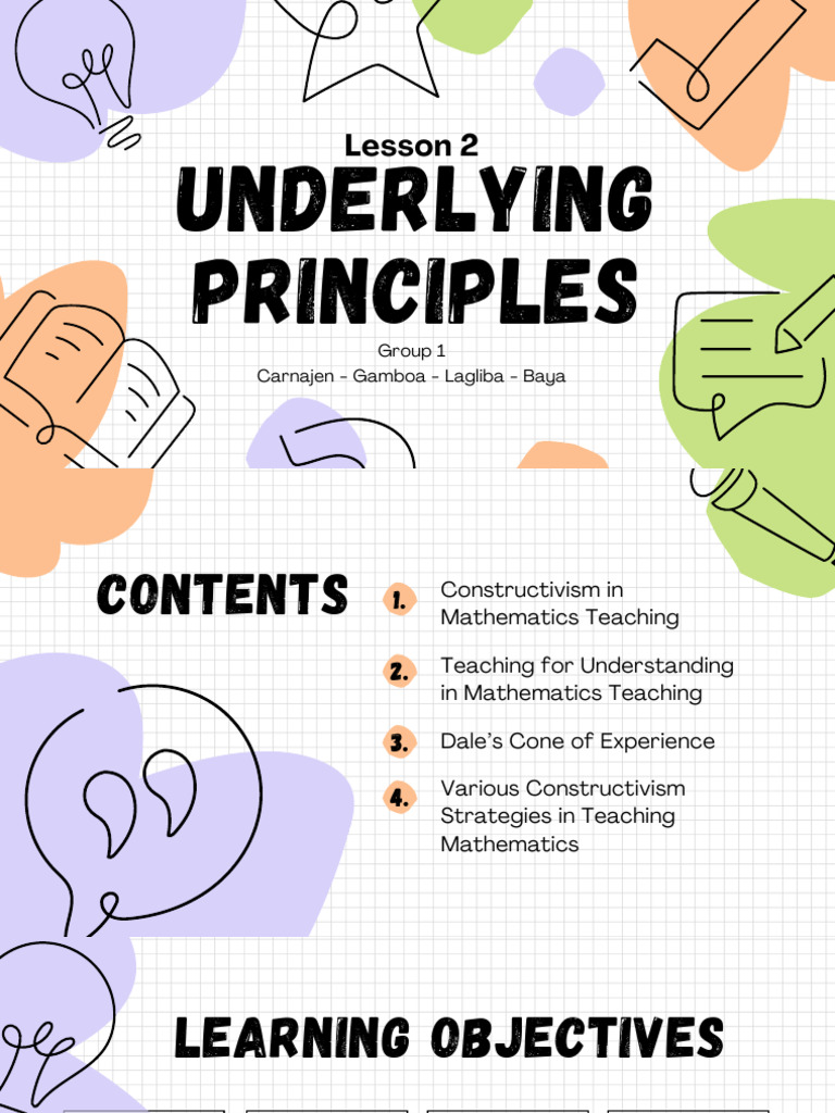 2.1 Constructivism in Mathematics Teaching | PDF | Constructivism (Philosophy Of Education ...