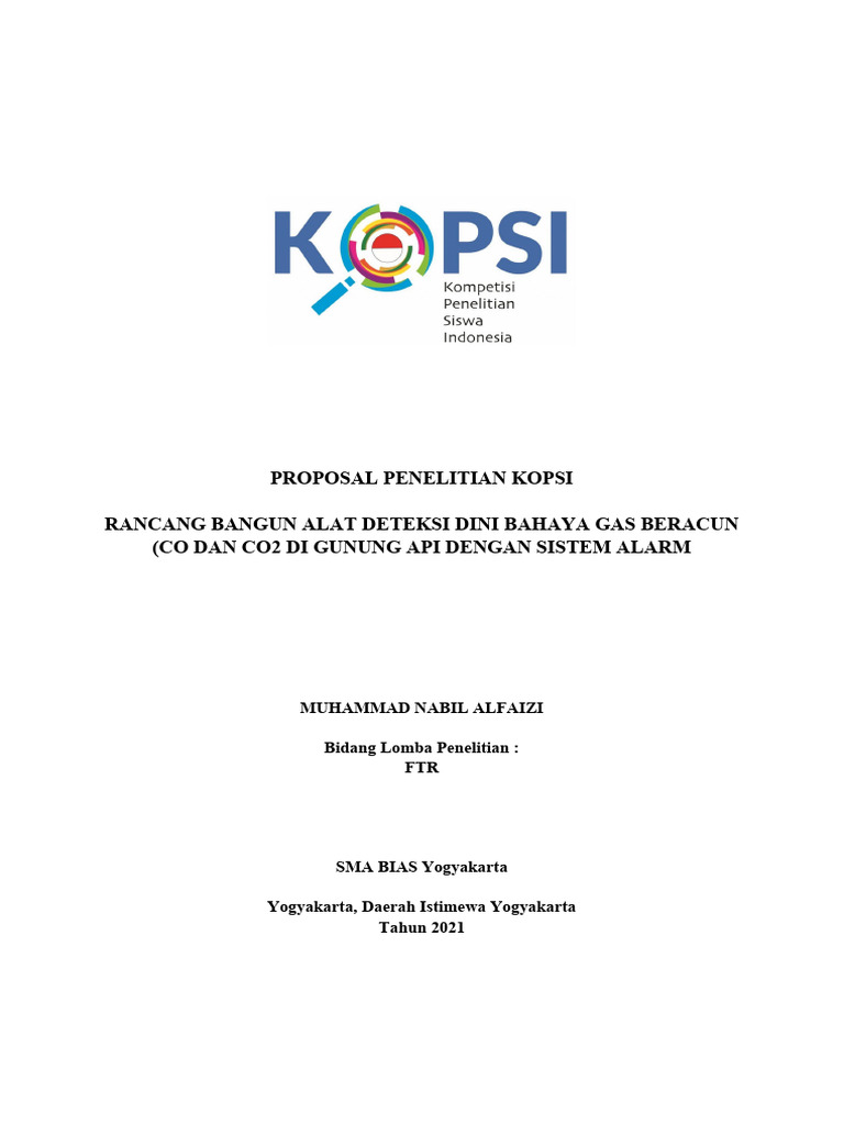 Proposal Kopsi Nabil - Final | PDF