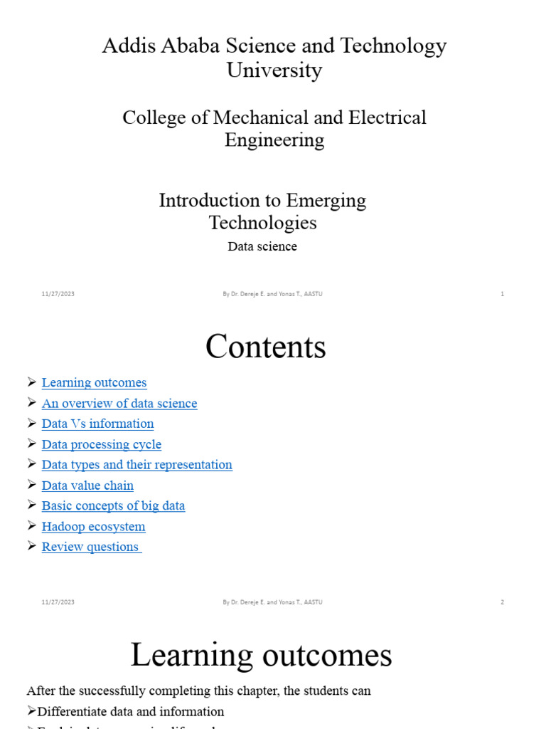 Chapter 2 DS New | PDF | Apache Hadoop | Data