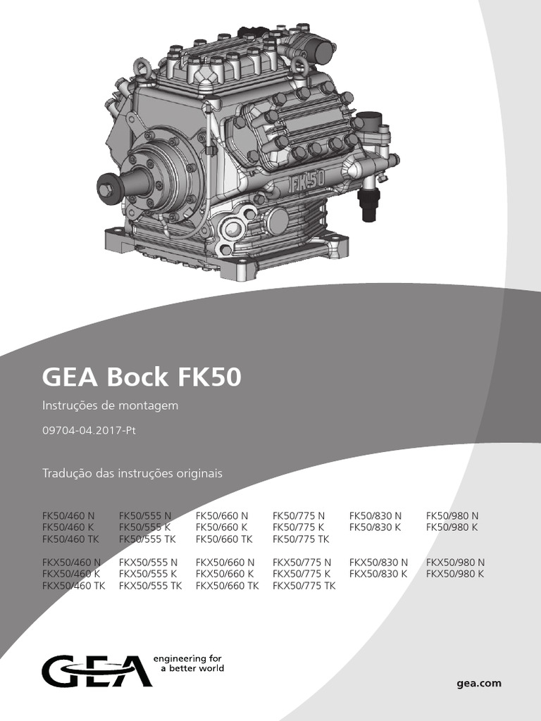 GEA Bock FK50-pt | PDF | Temperatura | Gases