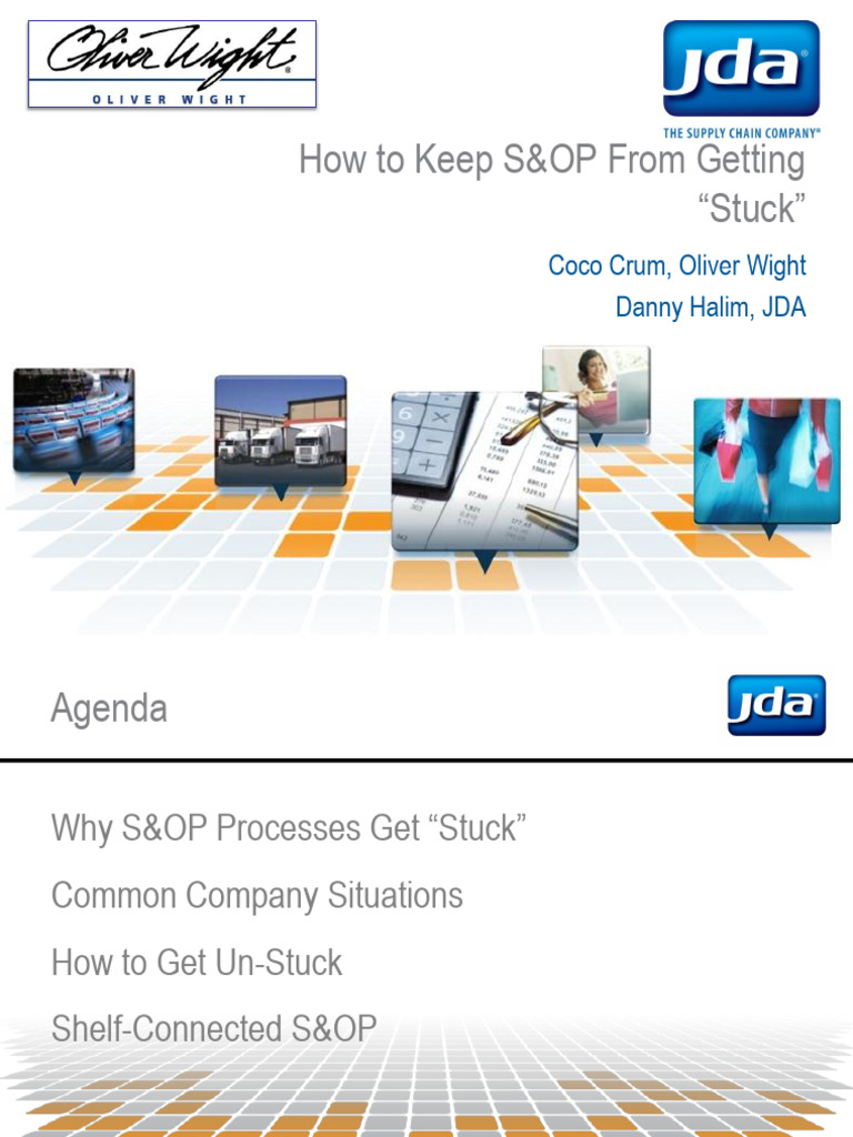 JDA Why S&OP Get Stuck | PDF | Supply Chain | Retail