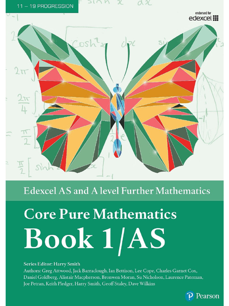Edexcel As and A Level Further Mathematics Core Pure Mathematics Book 1 ...