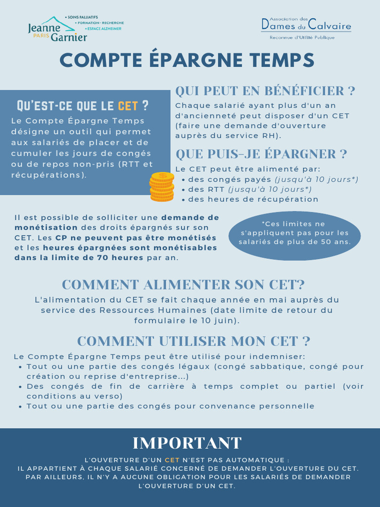 Guide sur le Compte Épargne Temps | PDF | Relations industrielles ...