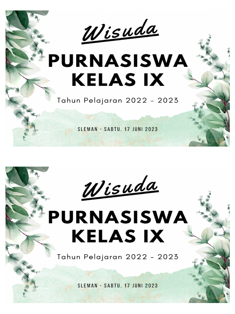 Teks MC Wisuda PDF | PDF