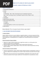 Understanding Water of Crystallisation | PDF | Chemistry | Chemical ...