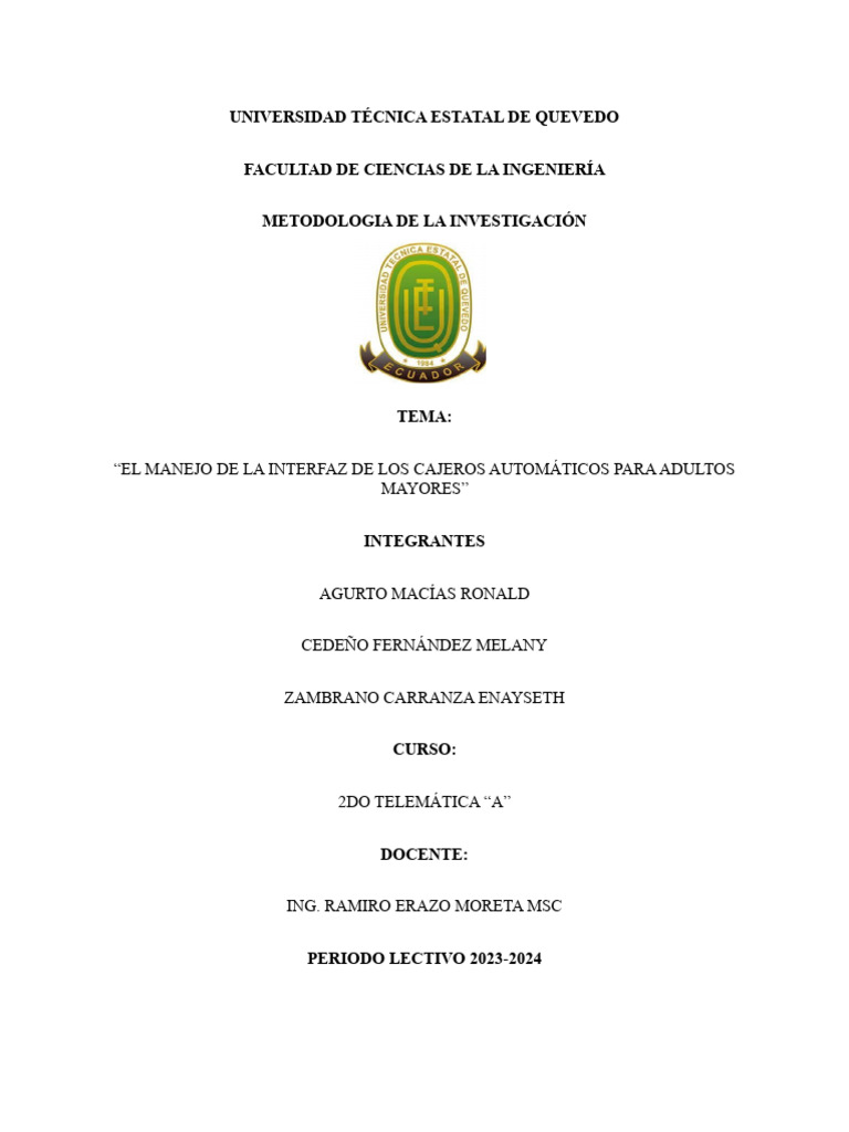 Metodología Correccion Anteproyecto | PDF | Vejez | Inclusión financiera