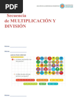 Cuadernillo Practicando La DIVISIÓN | PDF | División (Matemáticas) | Matemática Elemental