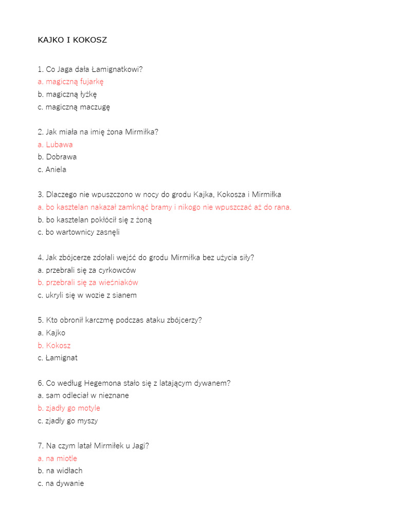 Kajko I Kokosz 4 | PDF