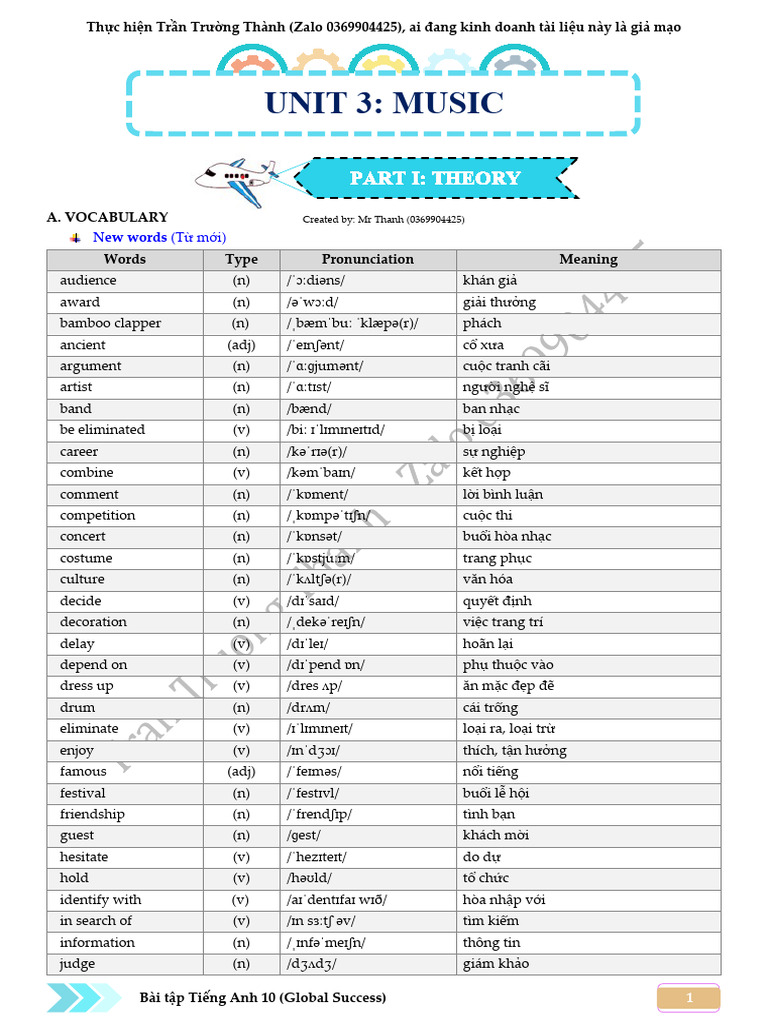 Unit 3 (Global 10) (HS) | PDF