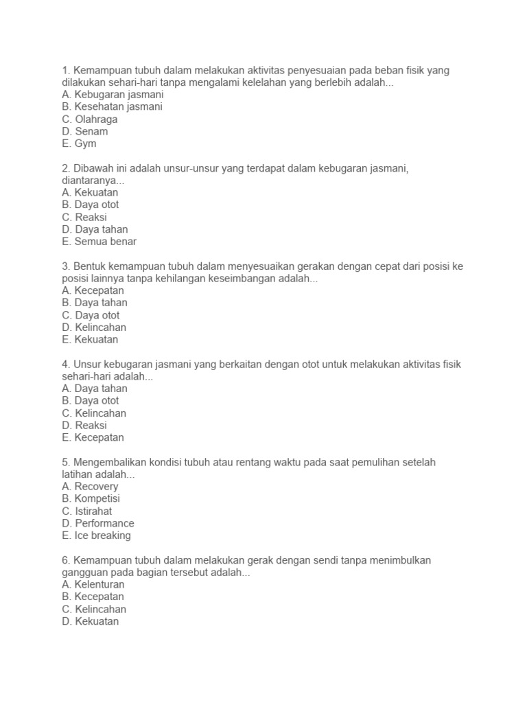 Soal Kelas XI IPS 1 | PDF | Olahraga & Rekreasi
