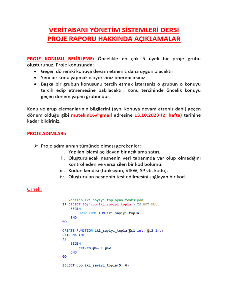 Proje | PDF
