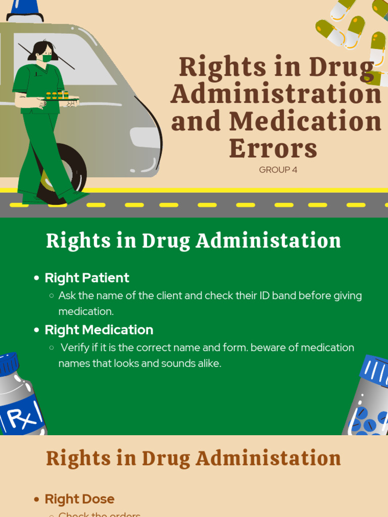 Rights In Drug Administration And Medication Errors Pdf Medical Error Chemistry