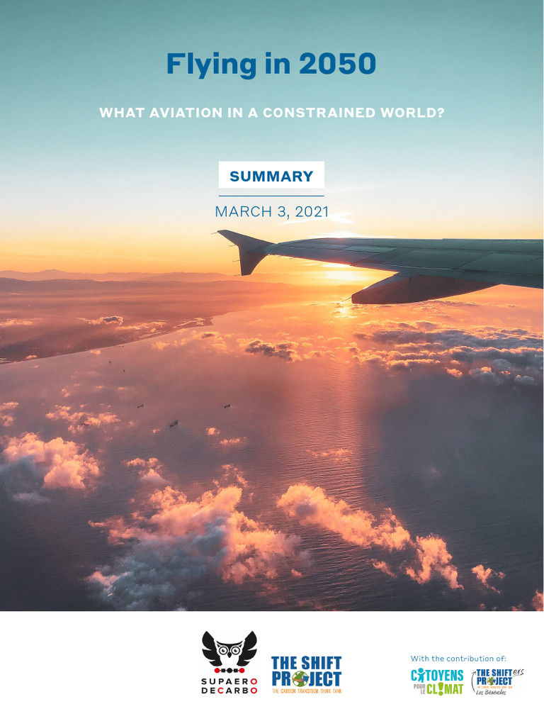 TSP Aviation-2050 Synthese Eng | PDF | Climate Change Mitigation ...