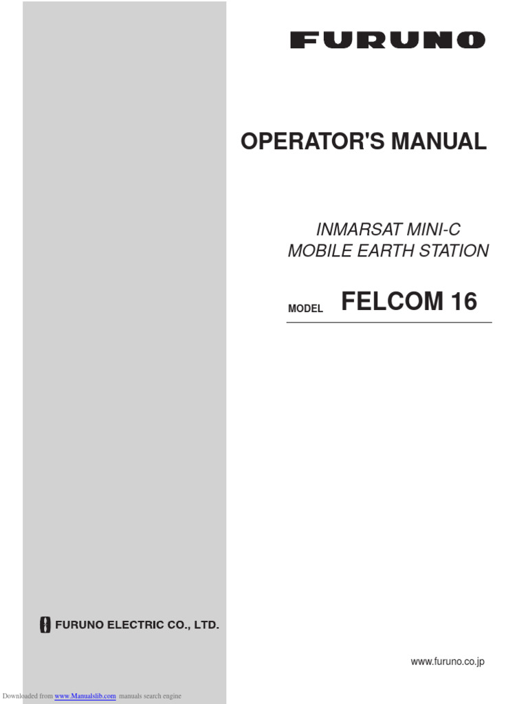 Felcom 16 Operators Manual | PDF | Computer File | Information And ...