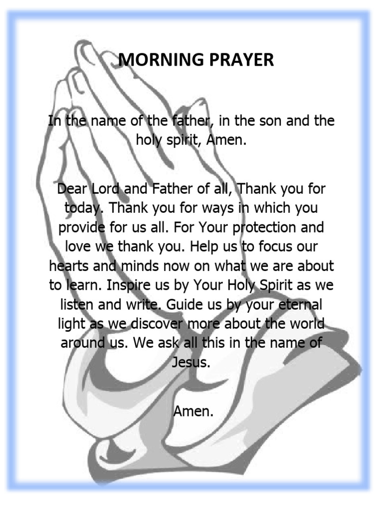 Morning Prayer | PDF