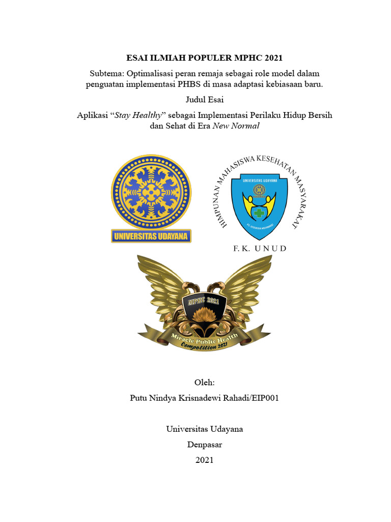Esai Ilmiah Populer Eip001 Putu Nindya Krisnadewi Rahadi