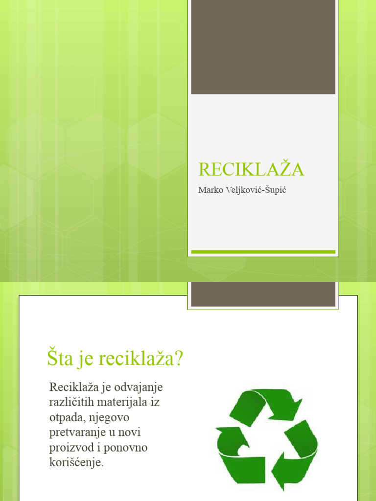 RECIKLAŽA | PDF