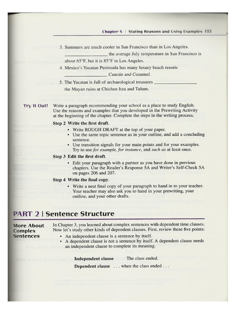 Sentence Structure 5 | PDF