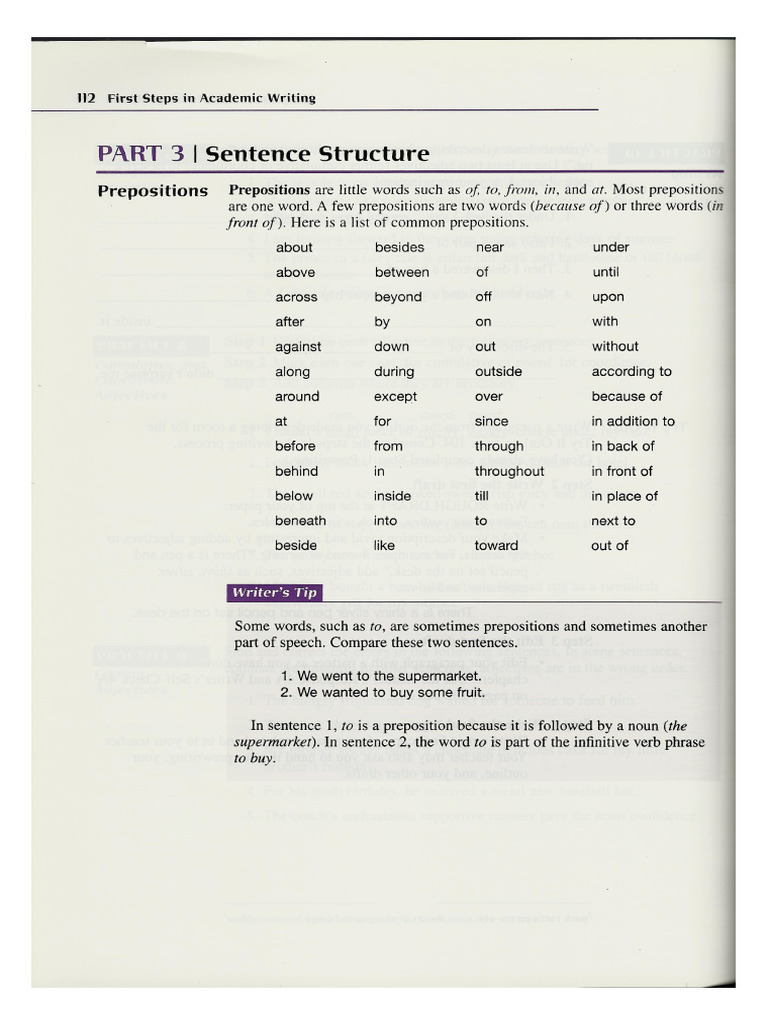 Sentence Structure 4 | PDF