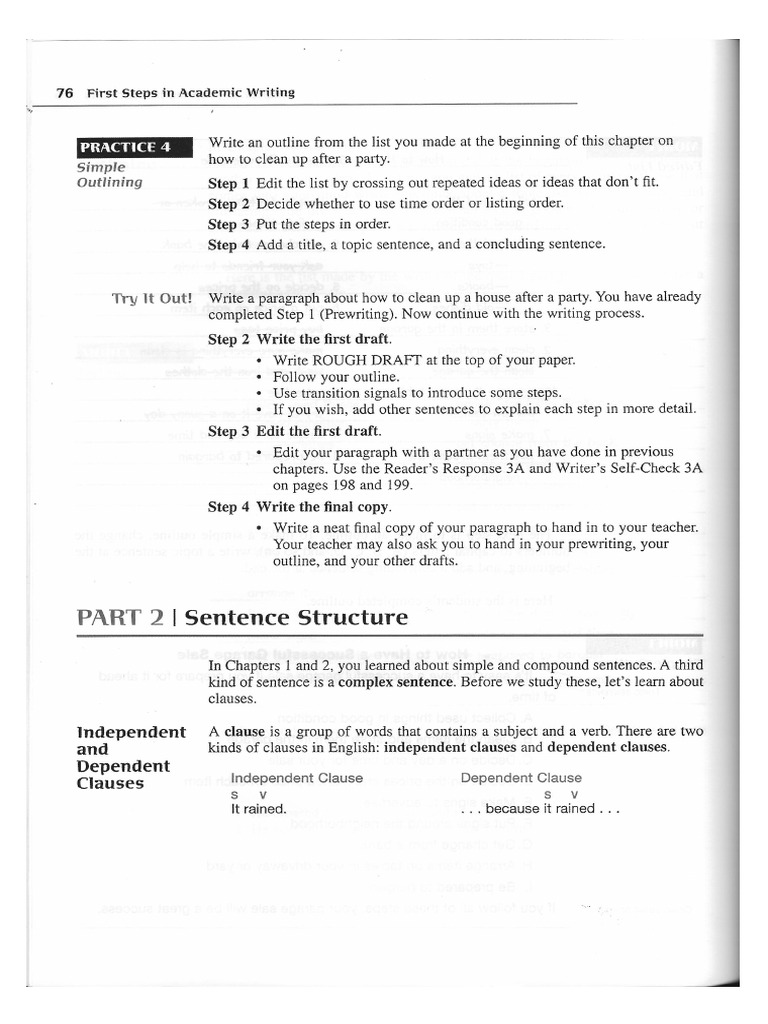 Sentence Structure 3 | PDF