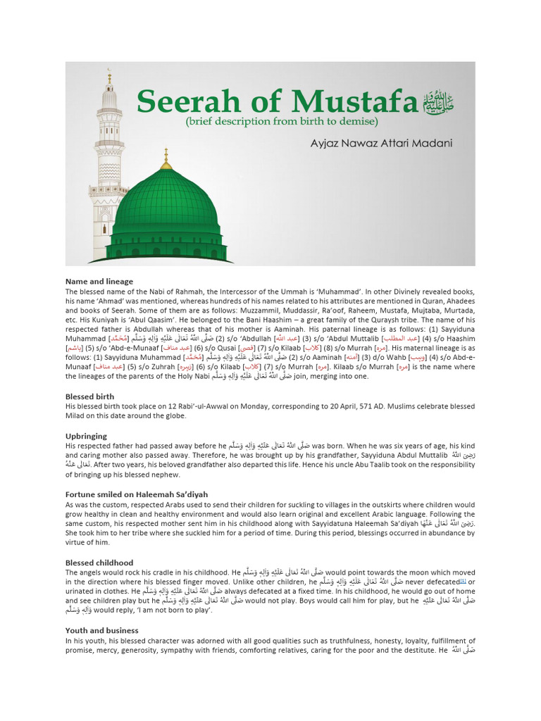 Life of Prophet Muhammad | PDF | Medina | Abrahamic Religions