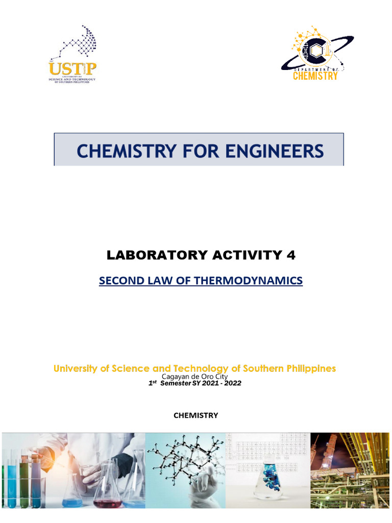 Group 2activity 4 Entropy and The Second Law of Thermodynamics | PDF ...