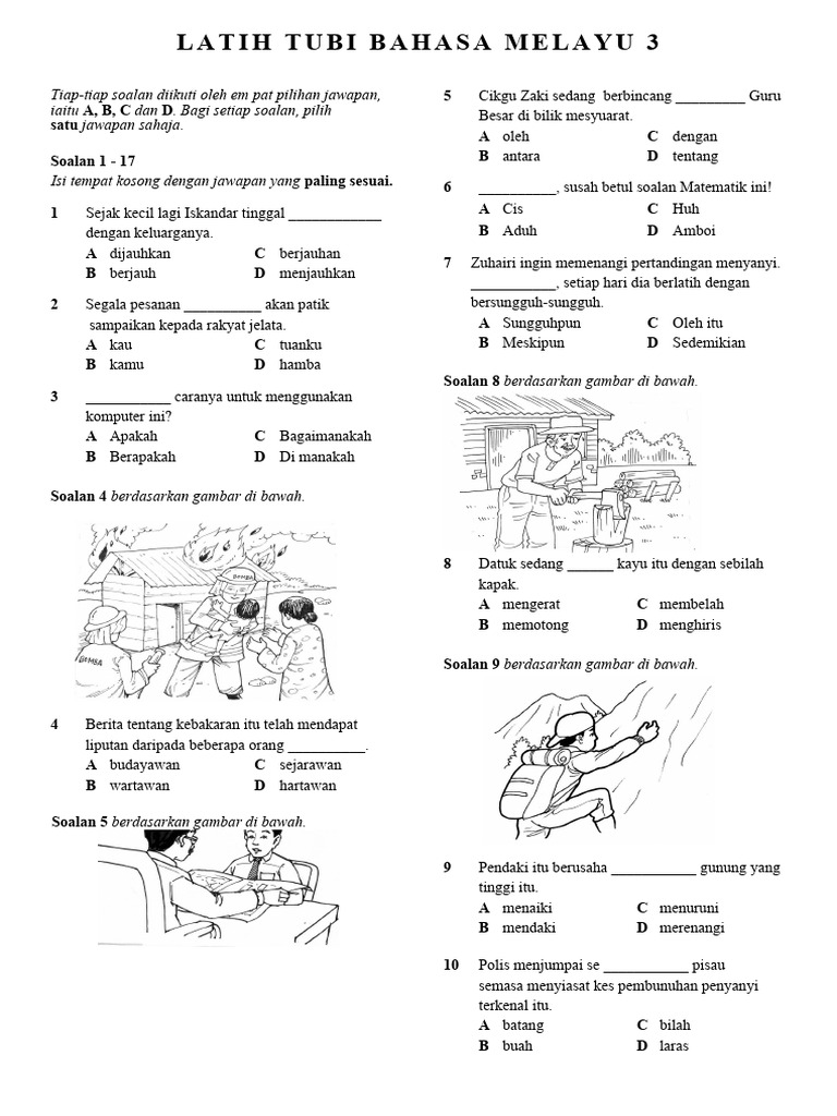 Latih Tubi Bahasa Melayu 3 | PDF