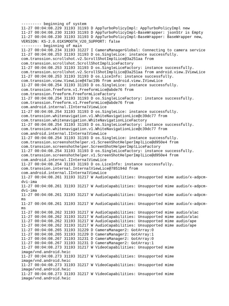 Logcat 1701014648186 | PDF | Java (Programming Language) | Software ... Logcat 1701014648186 | PDF | Java (Programming Language) | Software ...