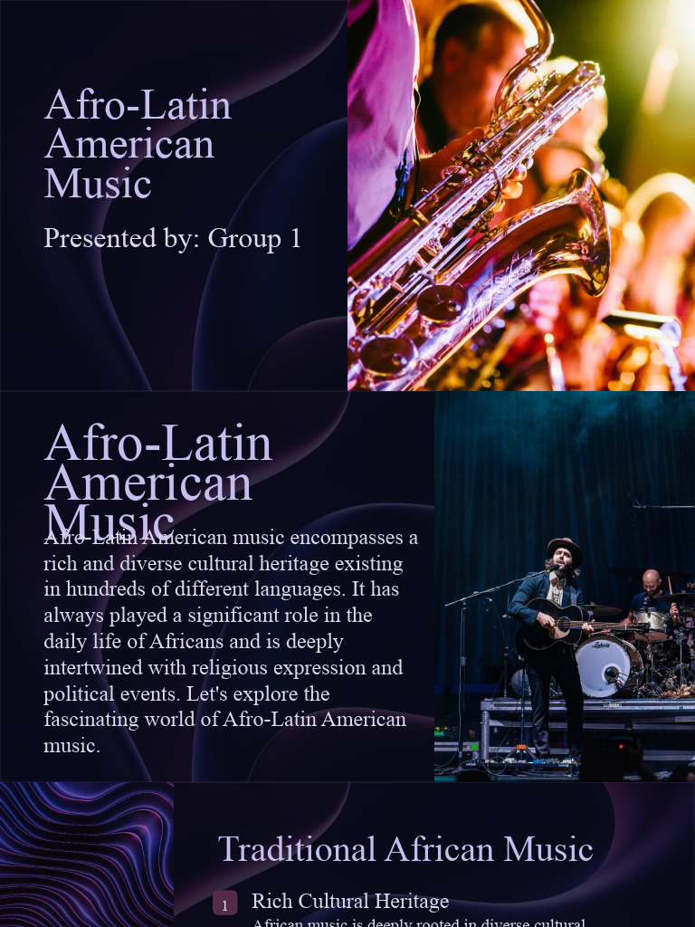 Afro Latin American Music | PDF | Performing Arts | Entertainment
