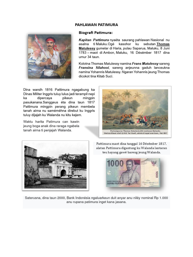 Pahlawan Patimura | PDF | Klasik