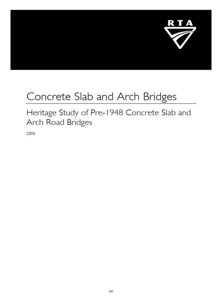 Bridge Types Historical Overviews 2006 Concreteslabarch | PDF | Cement ...